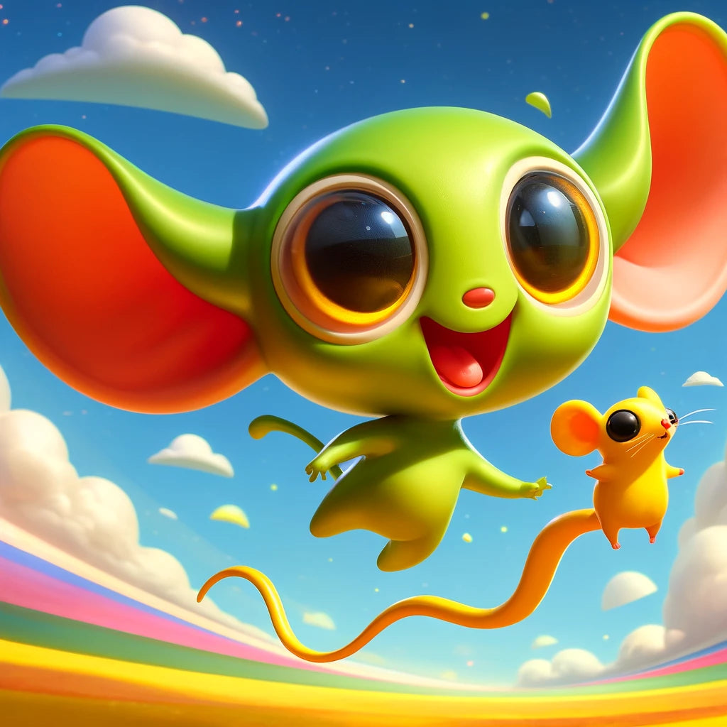 flying mice creature – StickerStudio.ai